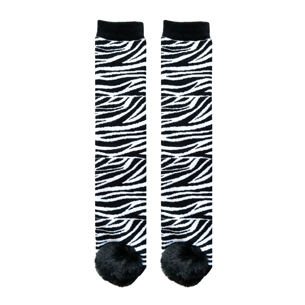 Messy Moose Socks, Zebra Adults Socks | Embroider Buddy® – embroiderbuddyus