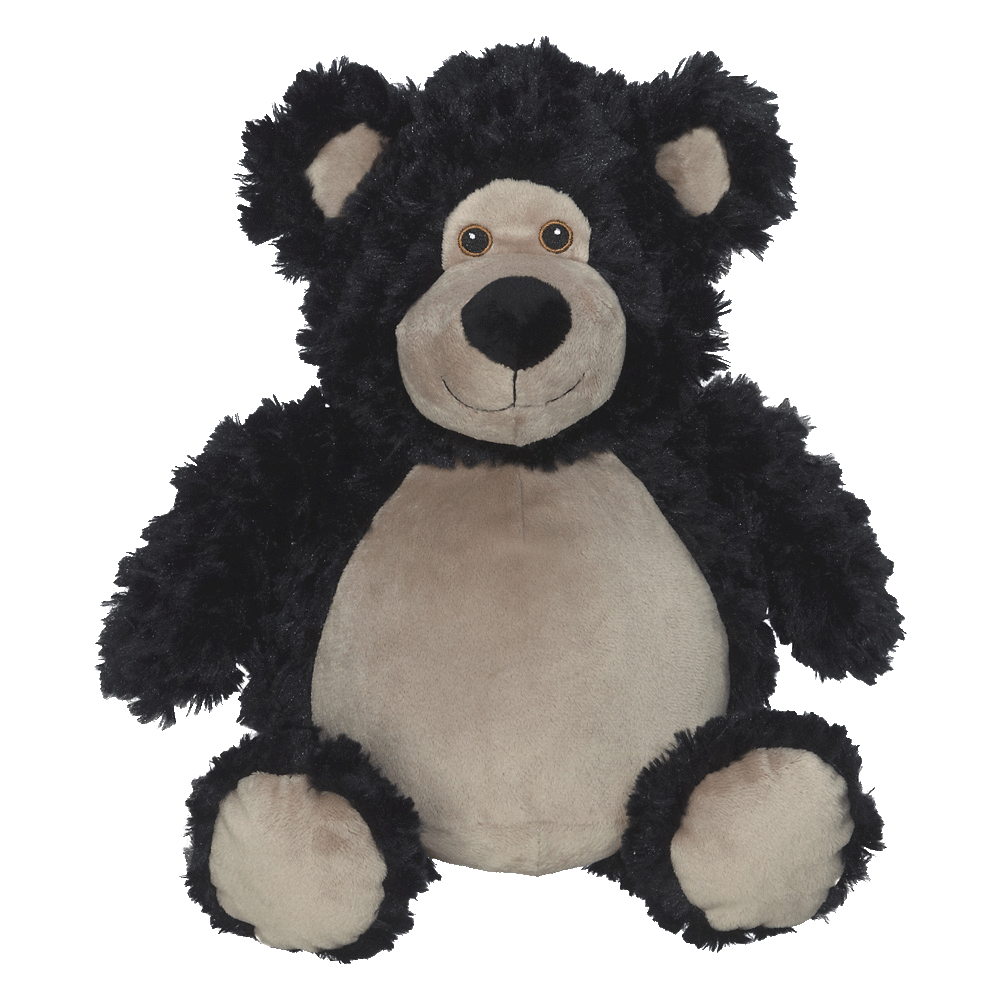 Bobby Buddy Bear - Black – embroiderbuddyus