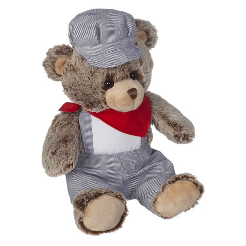 Engineer Bear 9" Mini Plush | Embroider Buddy® – embroiderbuddyus