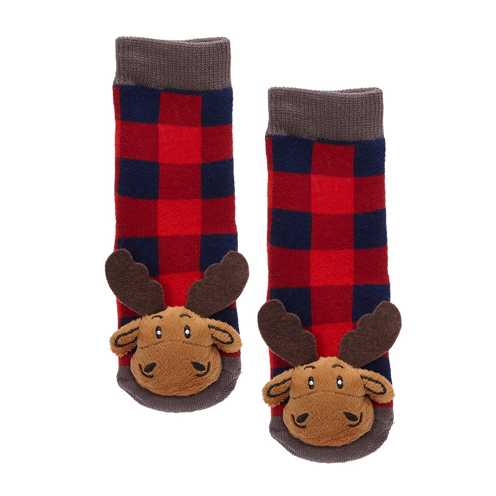 Messy Moose Socks, Plaid Moose | Embroider Buddy® – embroiderbuddyus