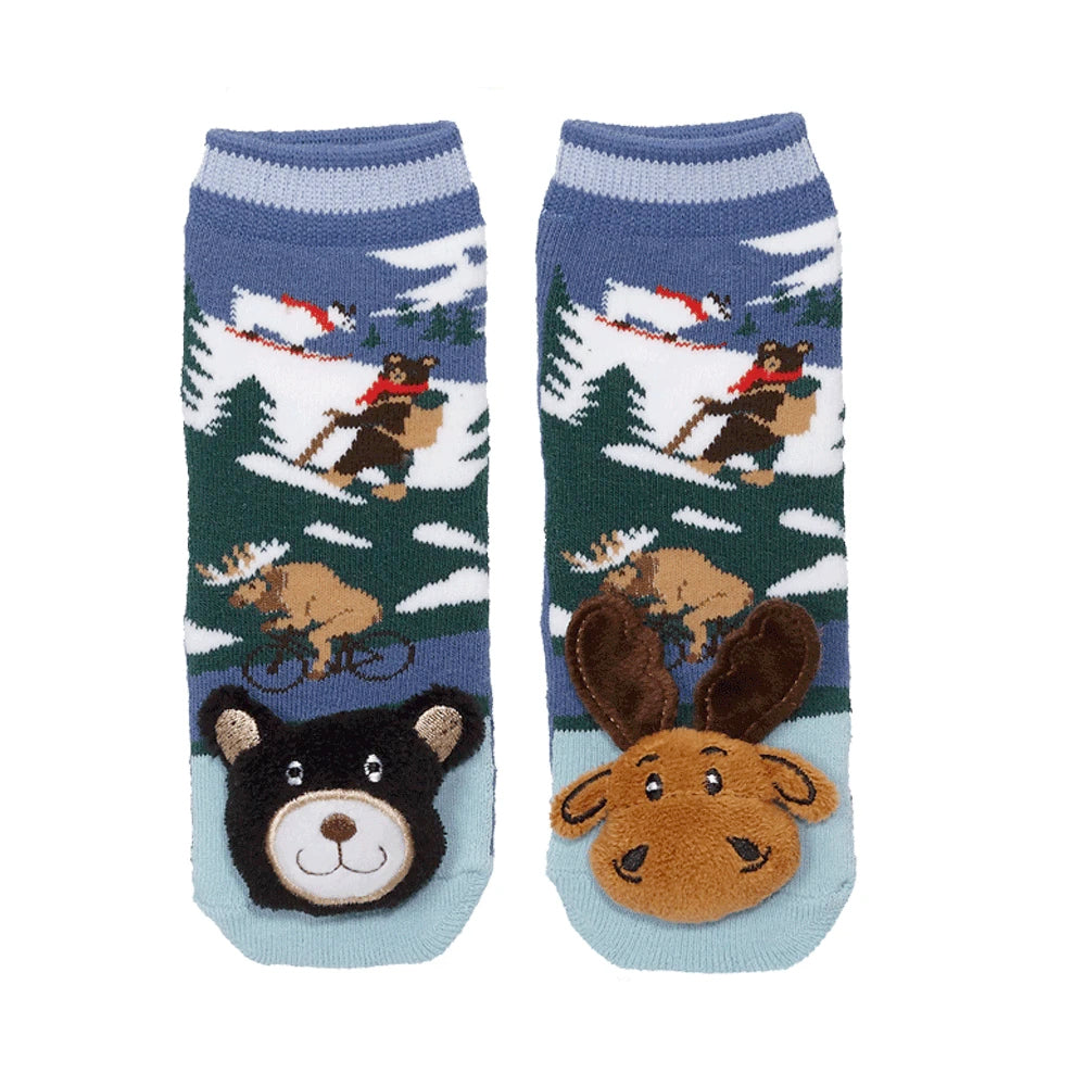 Messy Moose Socks, Mountain Moose and Black Bear | Embroider Buddy ...