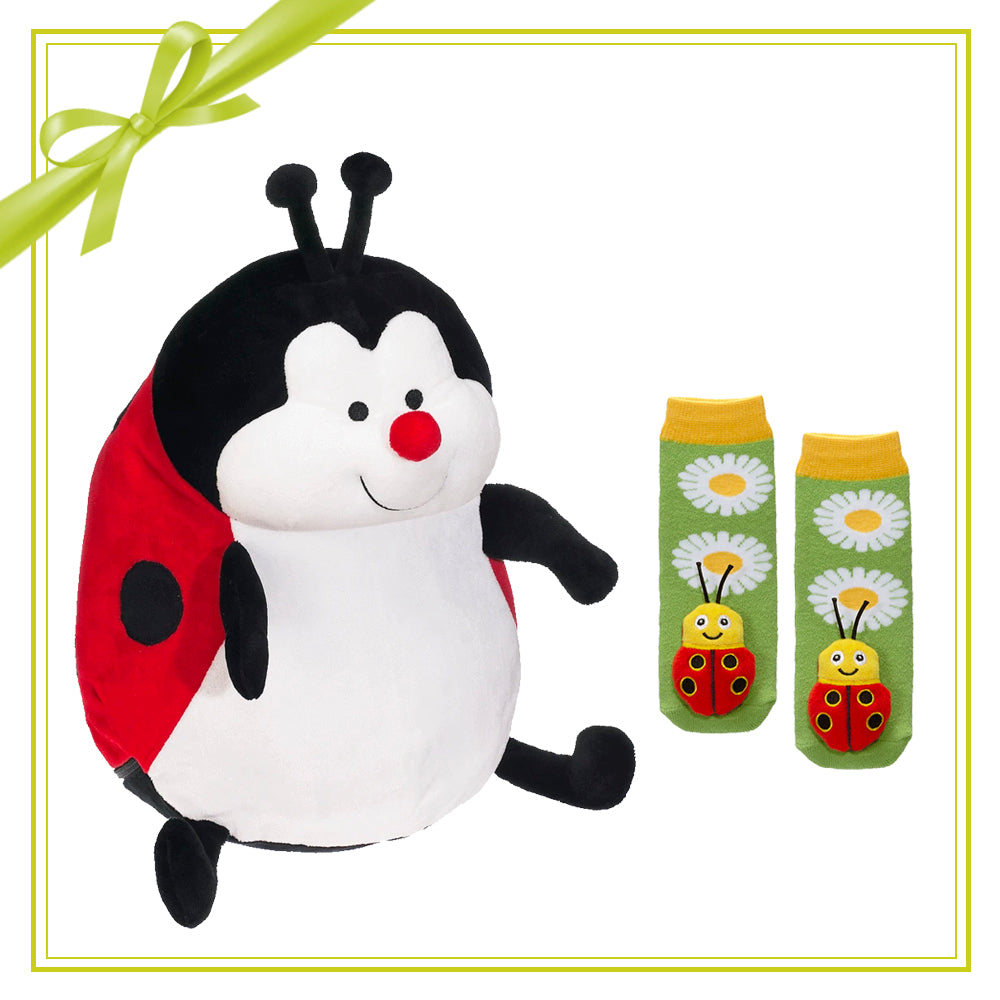 Gift Set - Landy LadyBug Buddy & LadyBug Socks – embroiderbuddyus